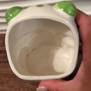 Art | Vintage Schmid Design Folio Frog Planter Green Polka Dot | Poshmark